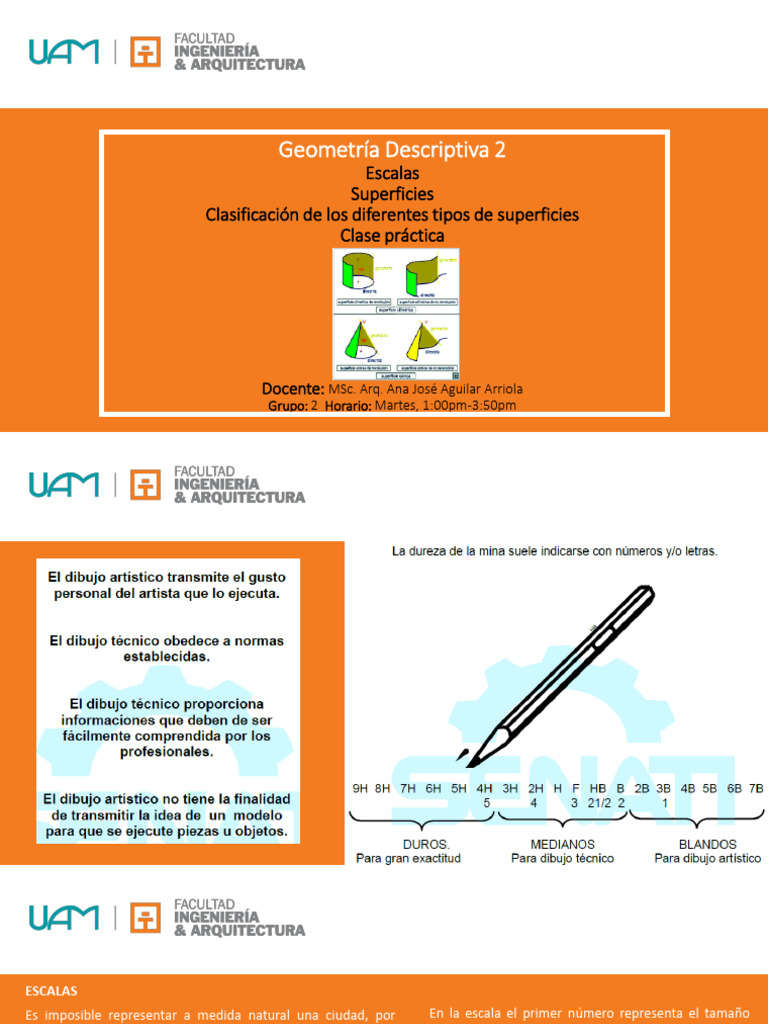 GD2 - Escalas - Introducción A Superficies | PDF