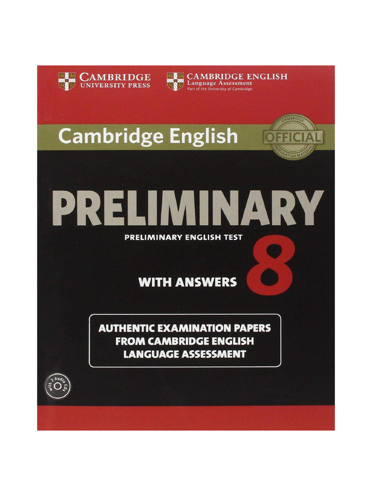 Cambridge Preliminary English Test 8 | PDF