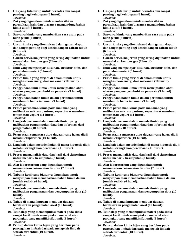 soal persiapan tts | PDF