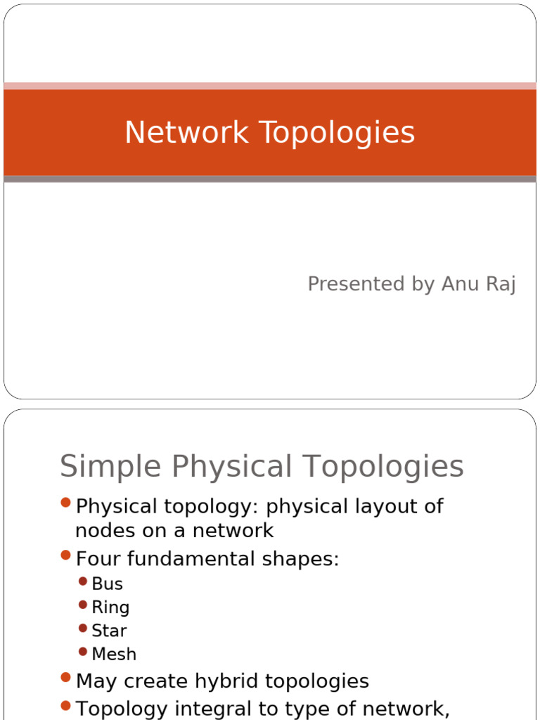 Network Topologies | PDF