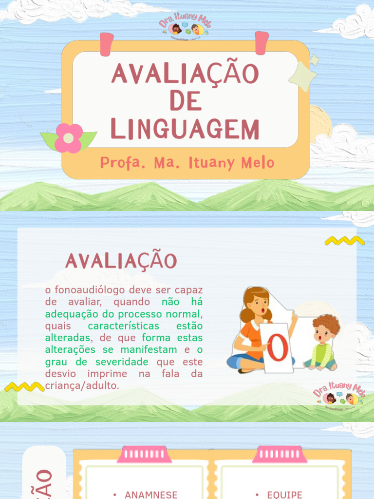 AVALIACAO Fono | PDF