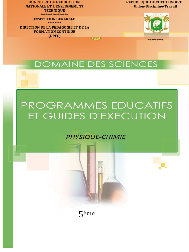 Livre 14 Physique-Chimie 5me | PDF