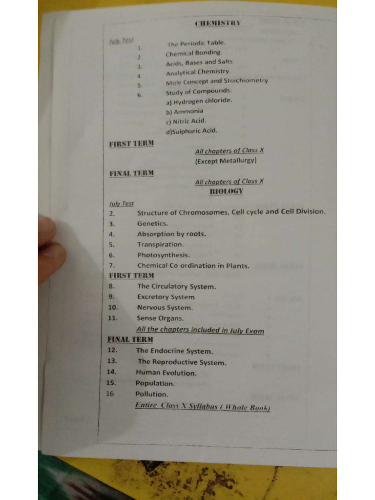 10 Icse Syllabus | PDF