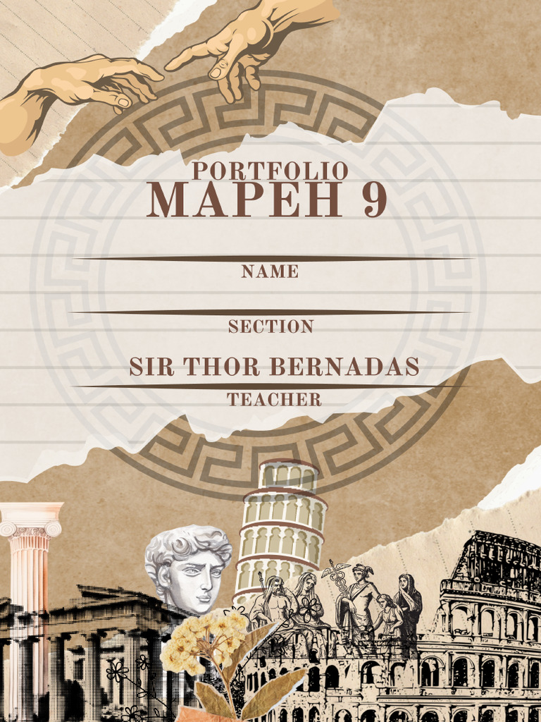 MAPEH-9-PORTFOLIO-COVERPAGE-A4 | PDF