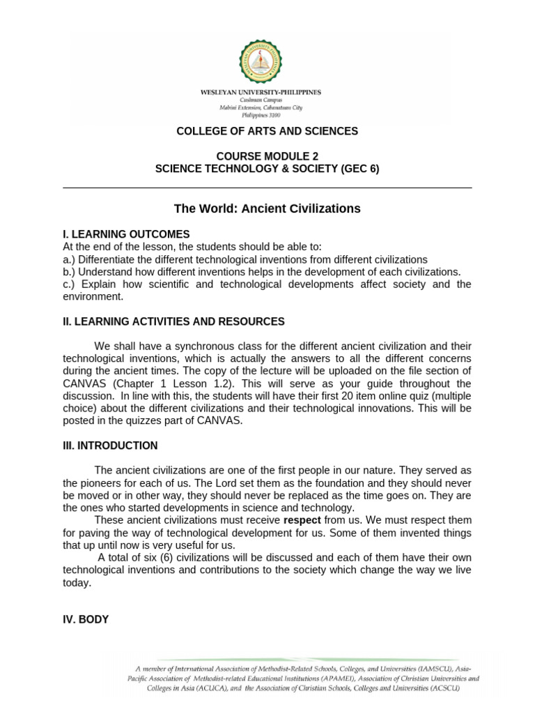 STS Module 2 - 718479944 | PDF