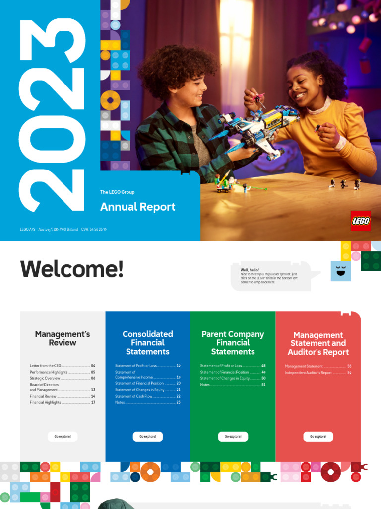 Lego Balance Sheet, Profit and Loss, Cash Flow | PDF