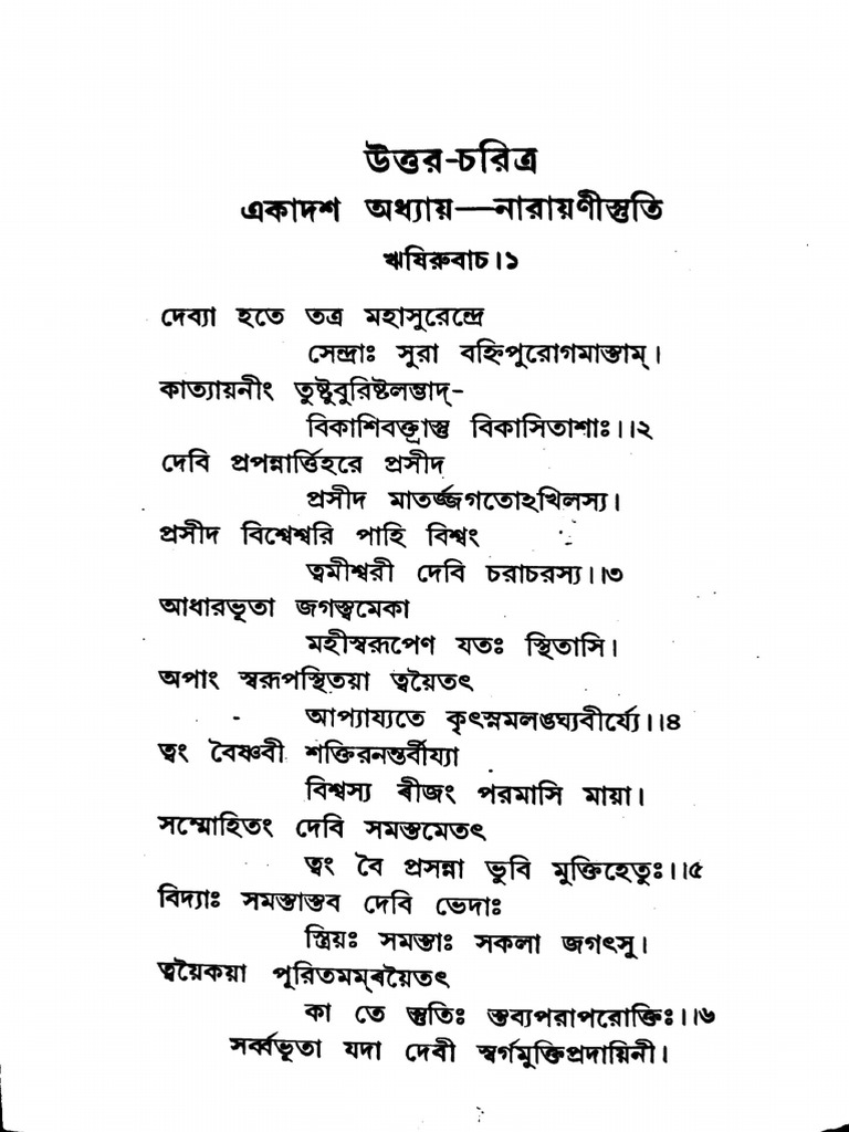 Narayani Stuti | PDF