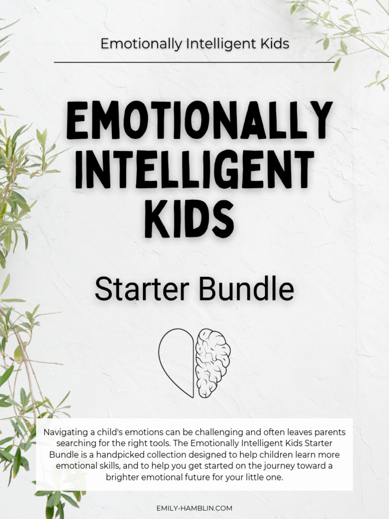 The Emotionally Intelligent Kids Starter Bundle | PDF