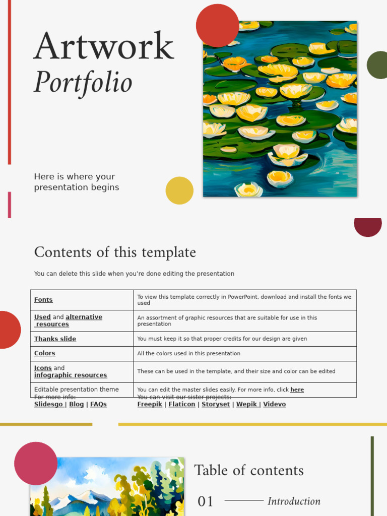 Artwork Portfolio | PDF