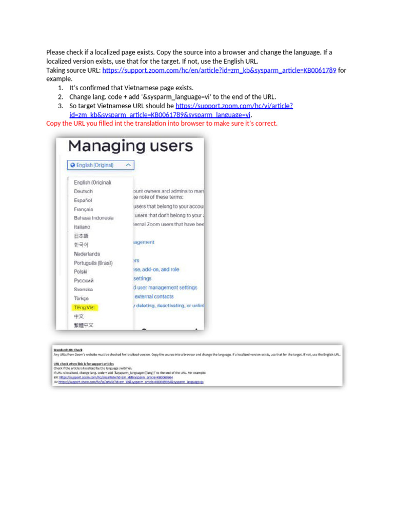 Localizing URLS | PDF