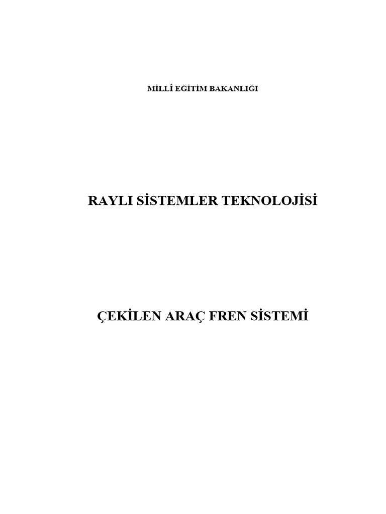 Çekilen Araç Fren Sistemi - 240917 - 205553 | PDF