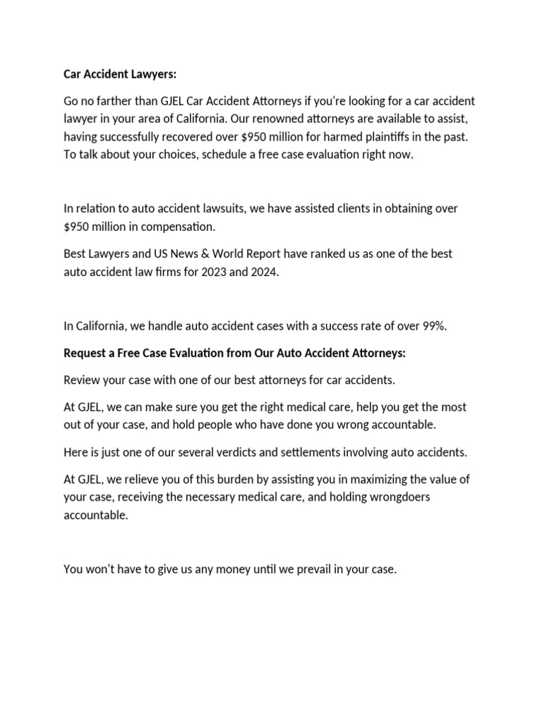 Car Accident | PDF