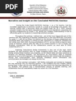 Sample Homeroom Pta Meeting - Narrative Report | PDF | Schools ...