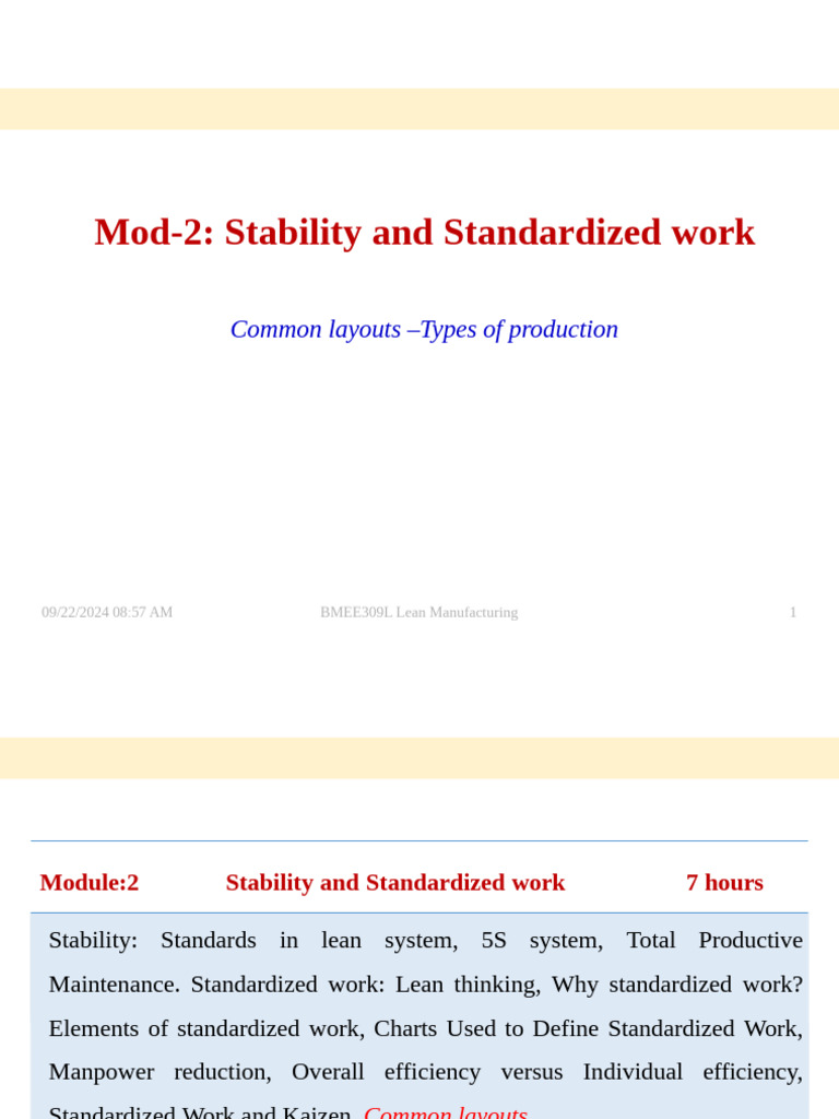 14-Common Layouts & Types of Production Systems-31!01!2024 | PDF