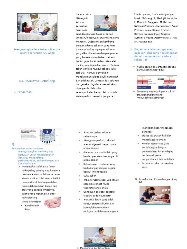 Leaflet Presure Injury Lisna | PDF
