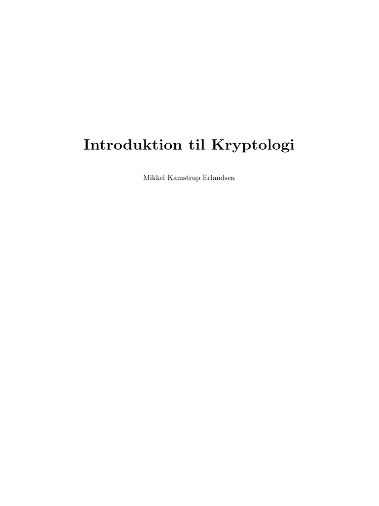 Krypto Log I | PDF