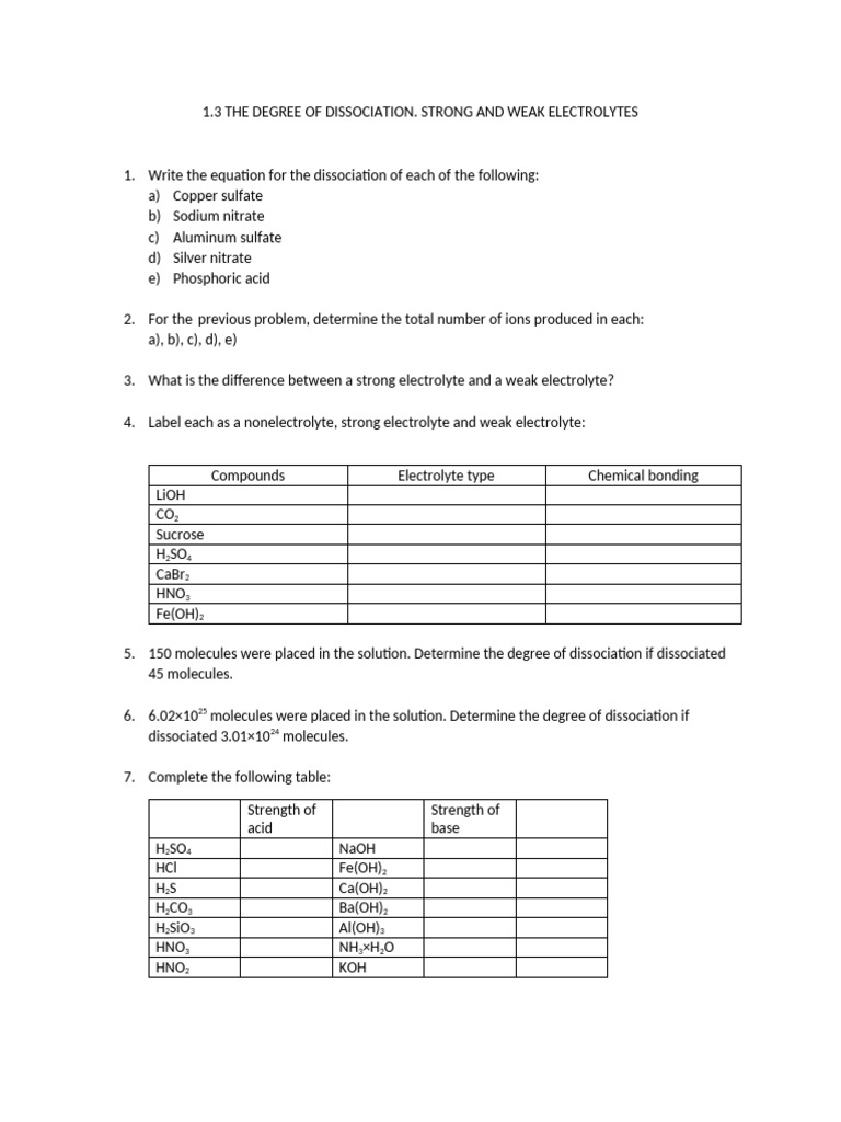 1.3 Worksheet | PDF