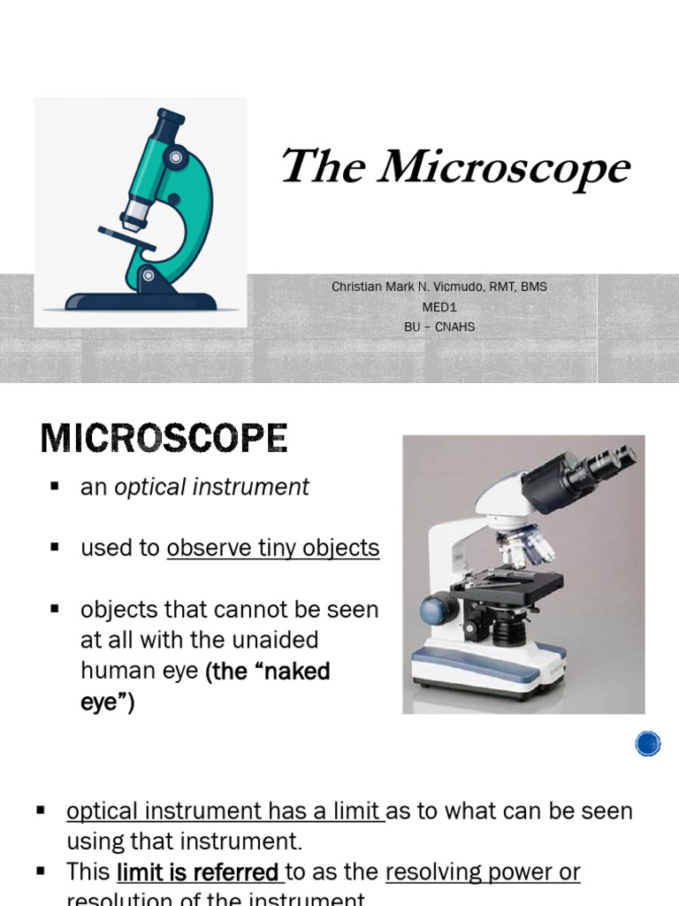 The Microscope | PDF | Microscope | Science & Mathematics