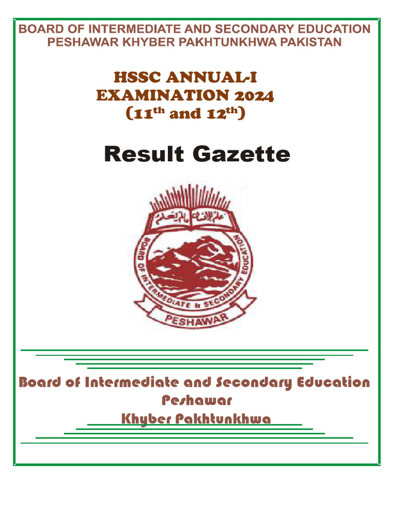HSSC A-I 2024 Part-II Gazette | PDF