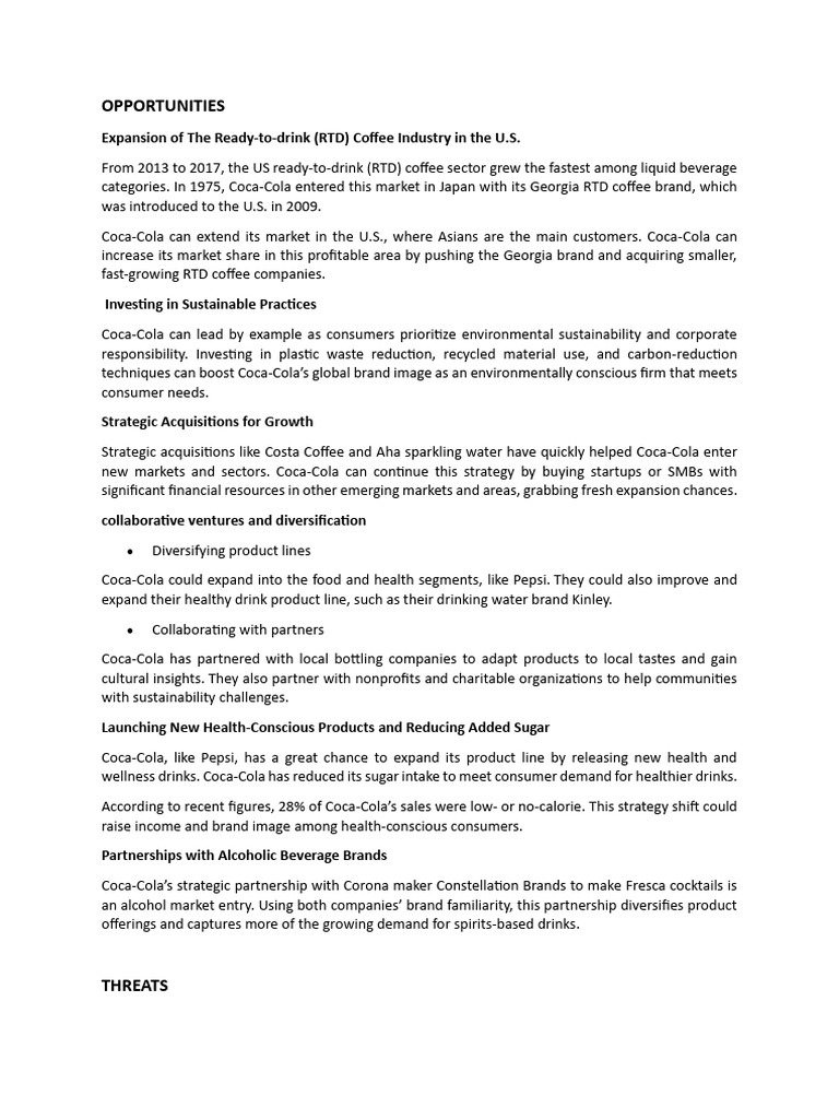 Opp and threats | PDF