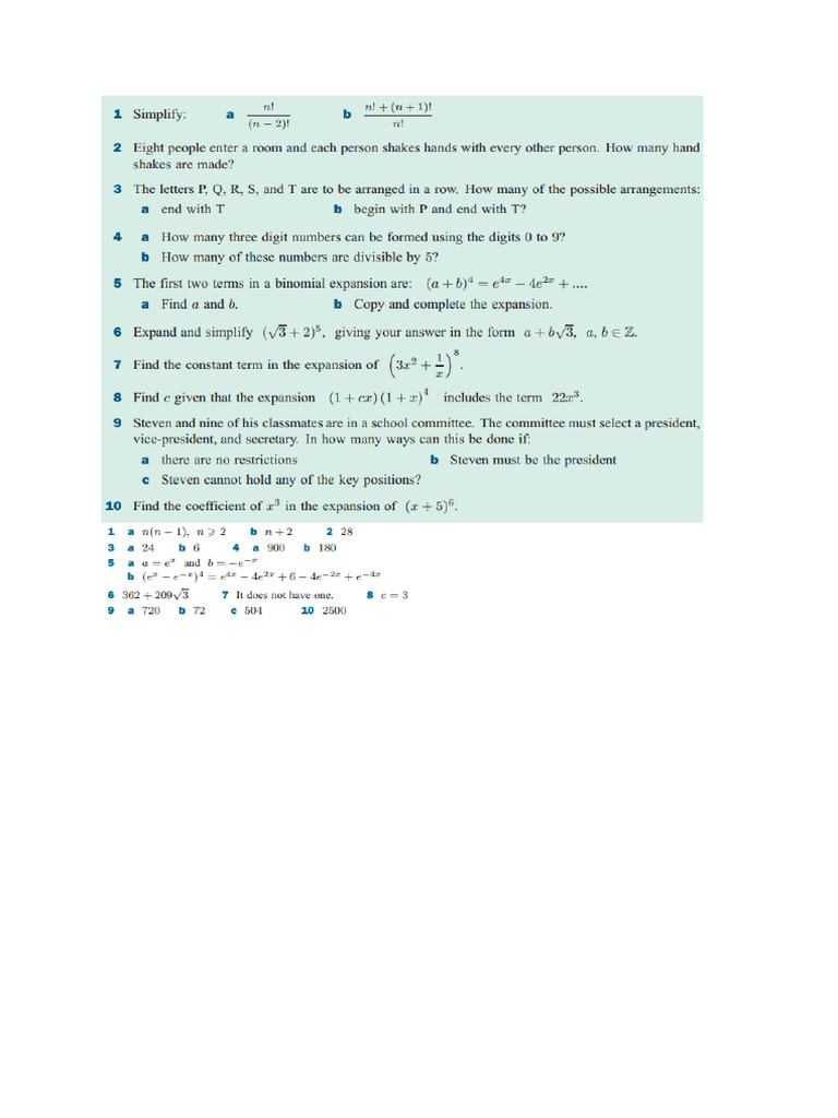 Binomial Practice | PDF