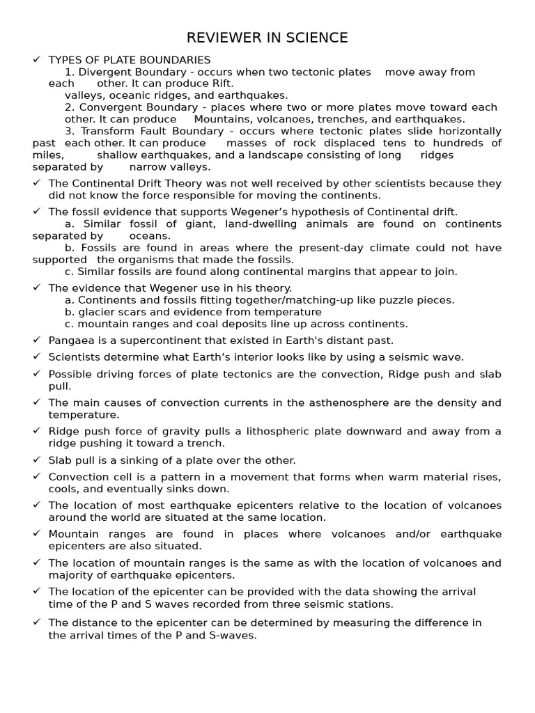 REVIEWER IN SCIENCE Quarter 1 | PDF