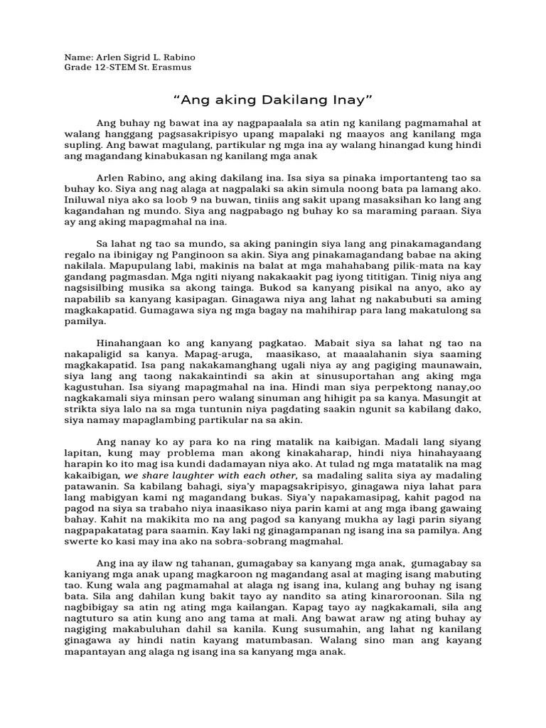 Character Sketch | PDF