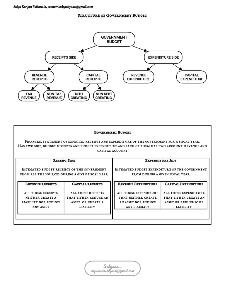 Structure of Government Budget | PDF