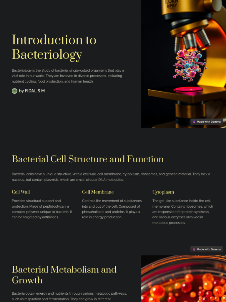 Introduction To Bacteriology | PDF | Bacteria | Wellness