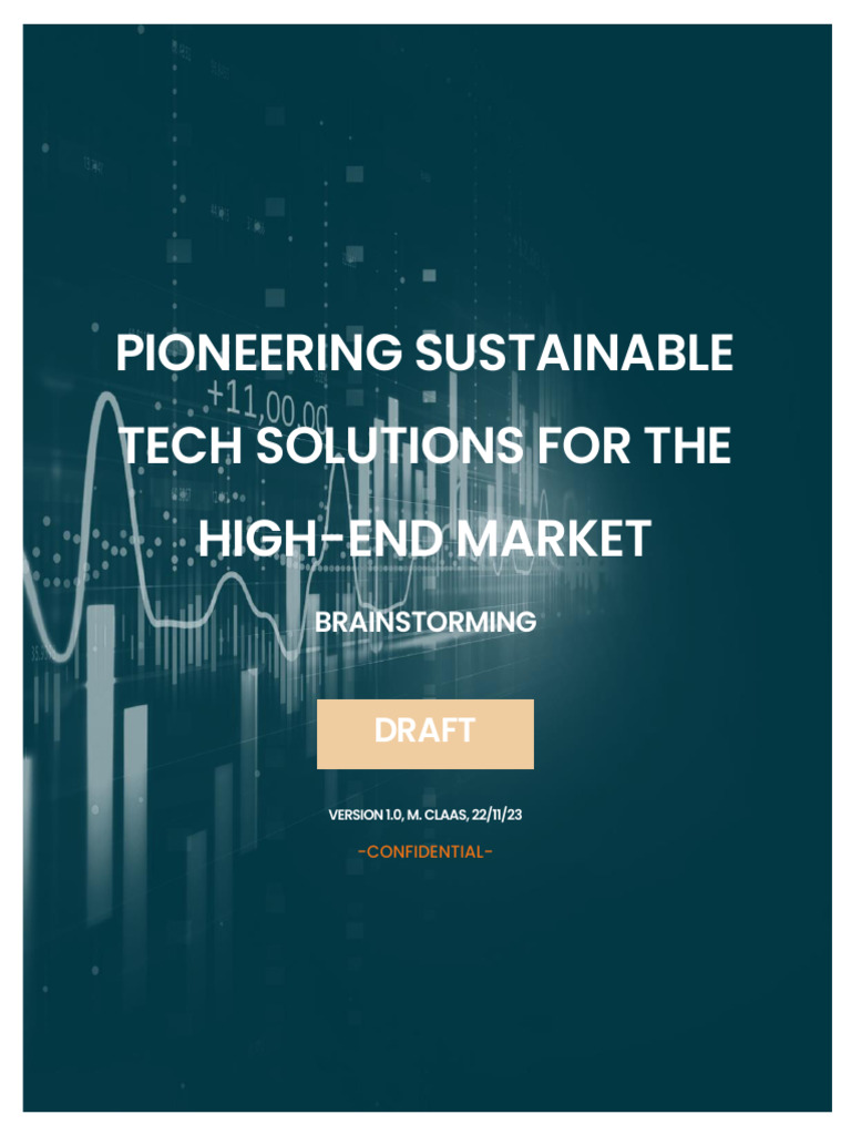 DRAFT - Pioneering Sustainable Tech Solutions | PDF | Internet Of ...