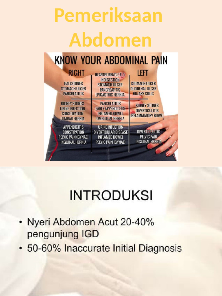 Pemeriksaan ABdomen - Atr | PDF