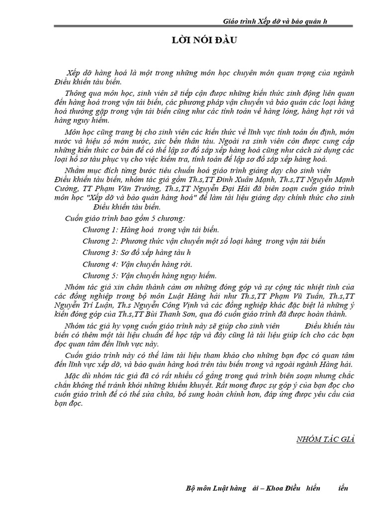 Giao Trinh Xep Do Chuan C A GTVT | PDF