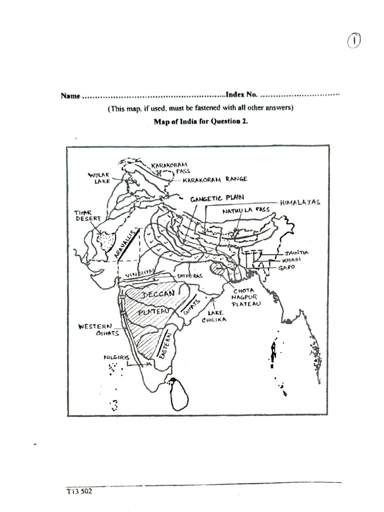Updated Map of India 2024-25 | PDF