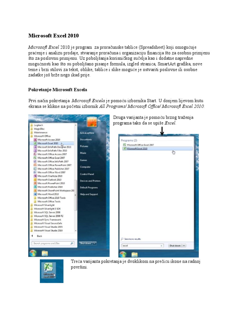 Microsoft Excel 2010 | PDF