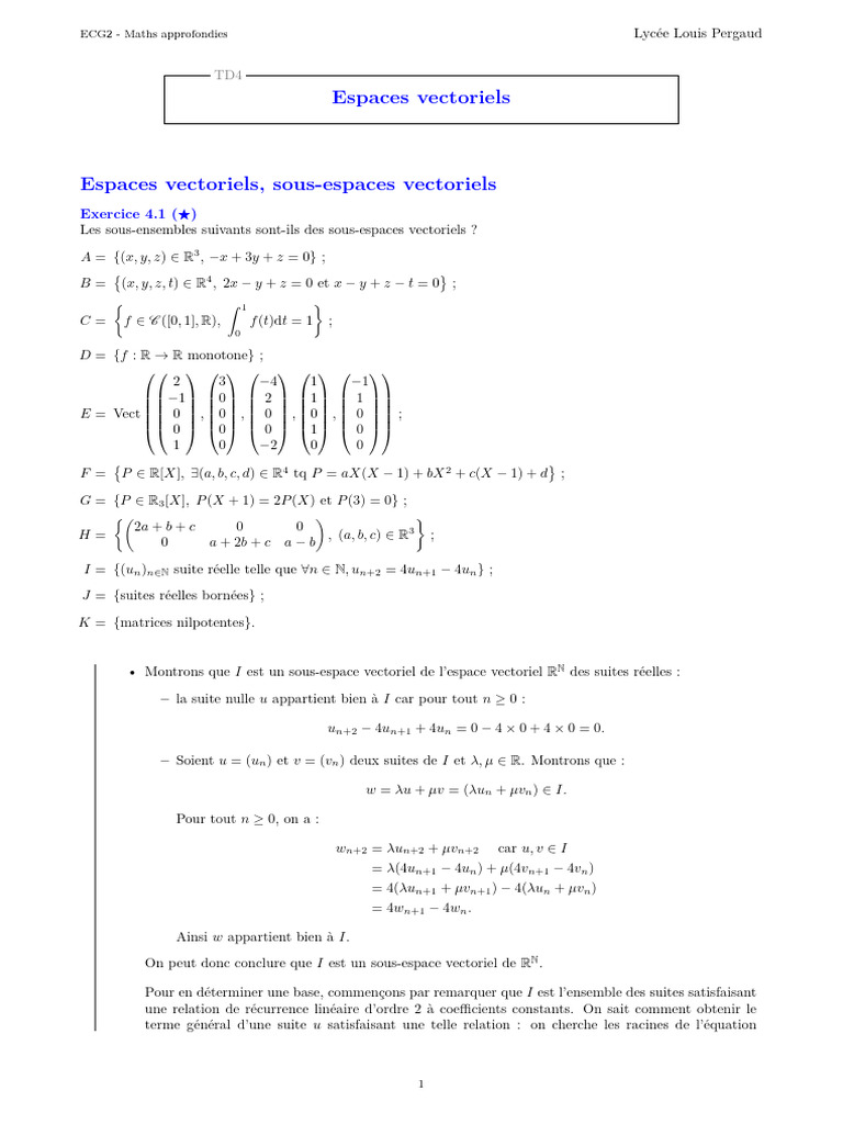 Ecg2 Td4 Correction Pdf