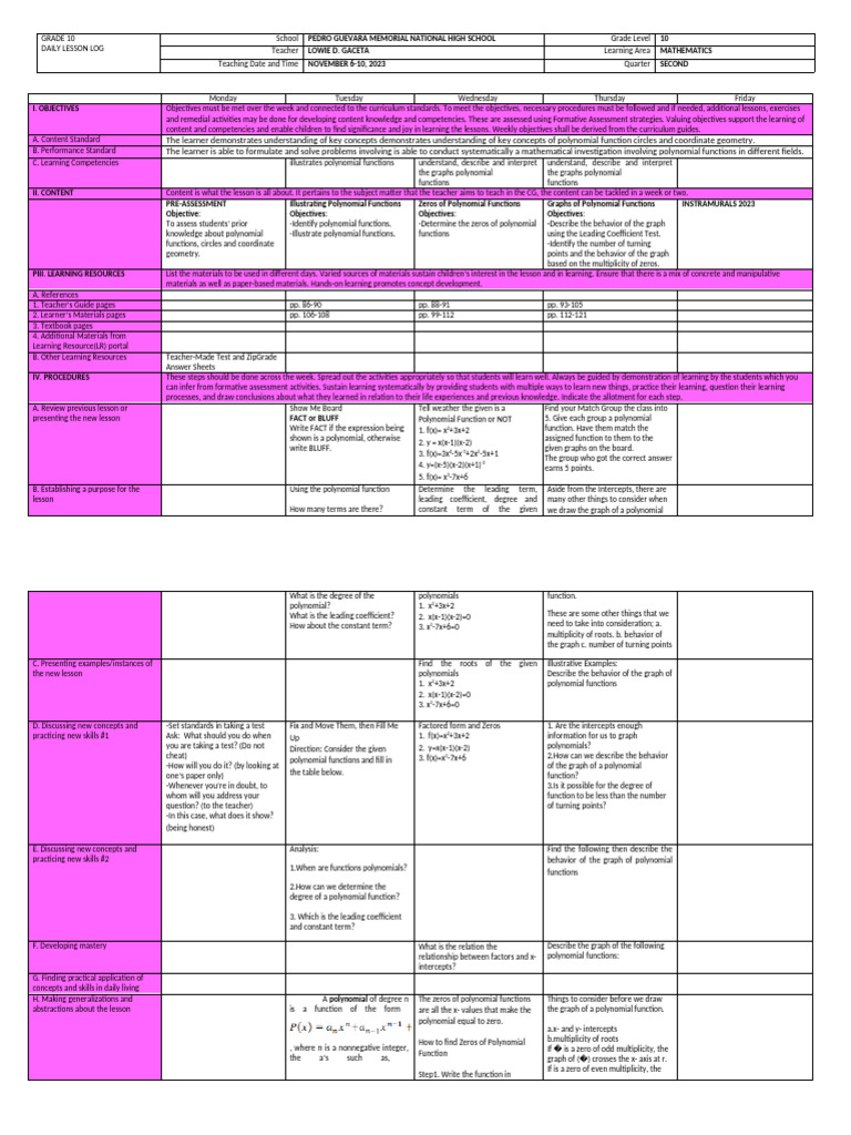 Quarter 2 - Week 1 | PDF