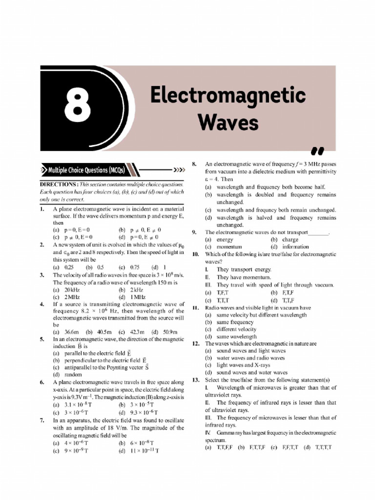 Electromagnetic Waves | PDF
