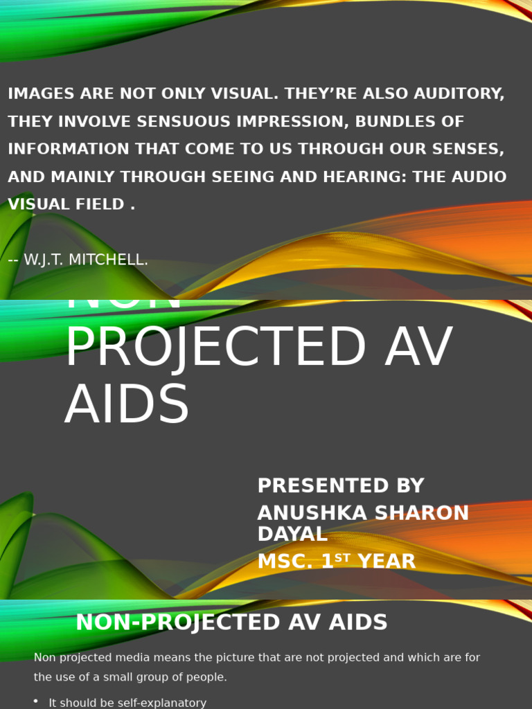 Non Projected Av Aids | PDF