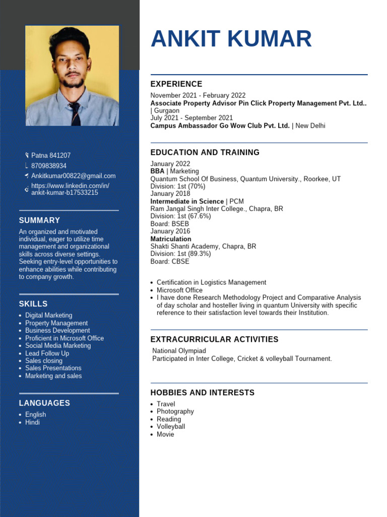 Ankit Resume 1 | PDF