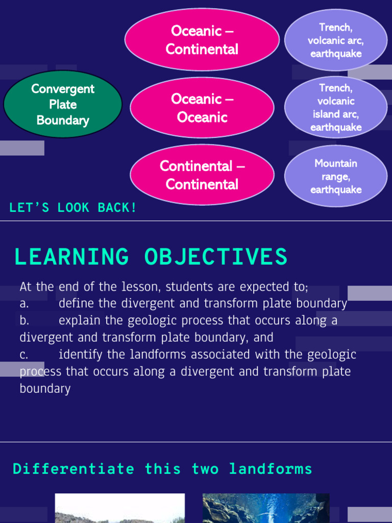 6. Divergent and Transform Processes and Landforms | PDF