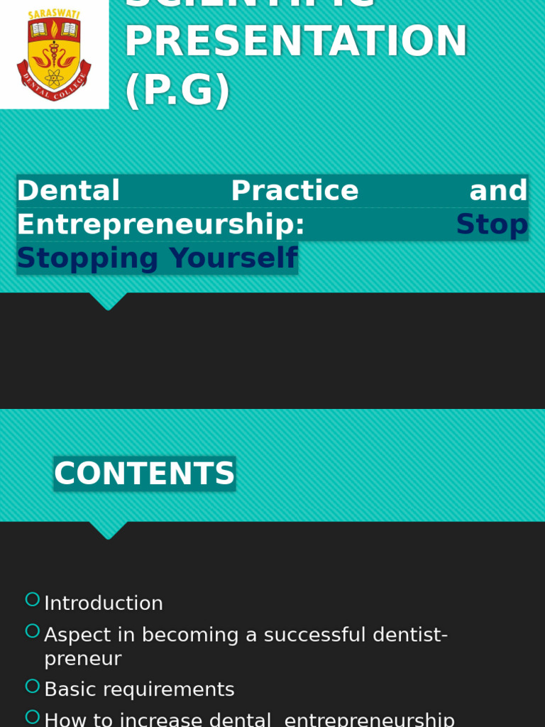 Scientific Presentation (P.G) | PDF