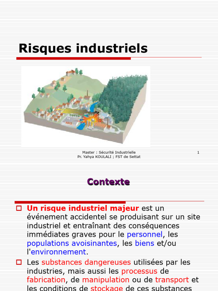 Risques et Accidents en Sécurité Industrielle | PDF | Risque | Sécurité