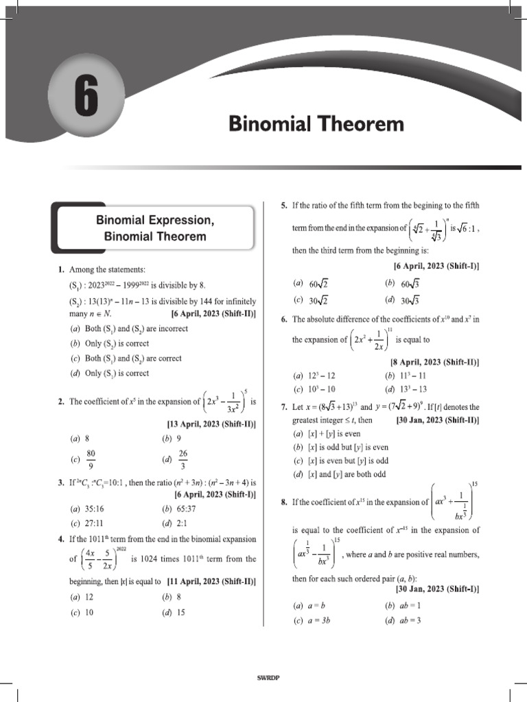 Binomial-1 | PDF