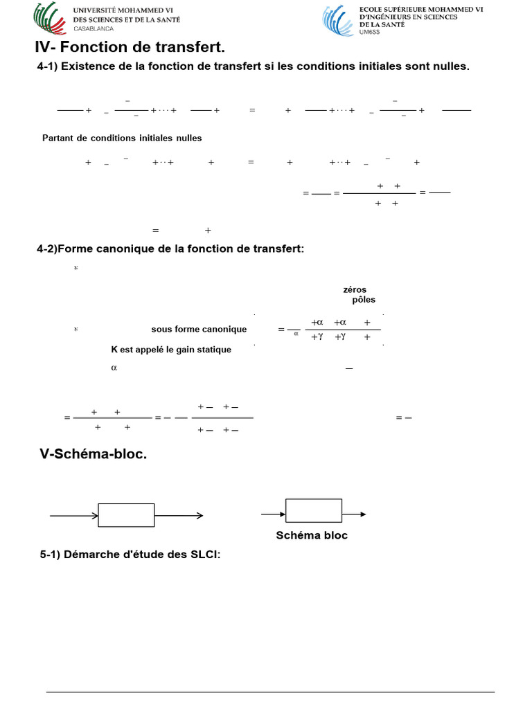 Fonction de Transfert | PDF Fonction de Transfert | PDF
