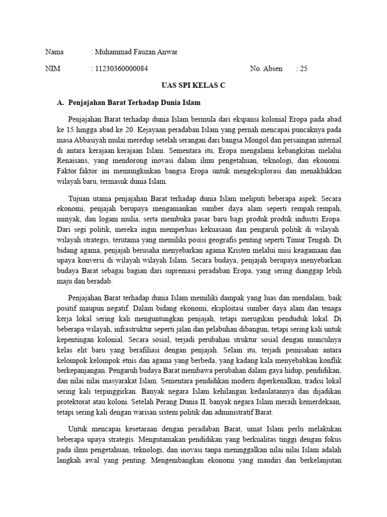 UAS SPI Fauzan Anwar | PDF