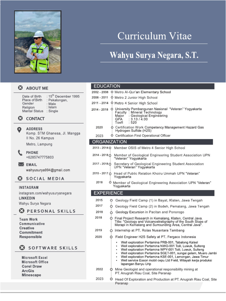 CV. Wahyu Surya Negara. | PDF