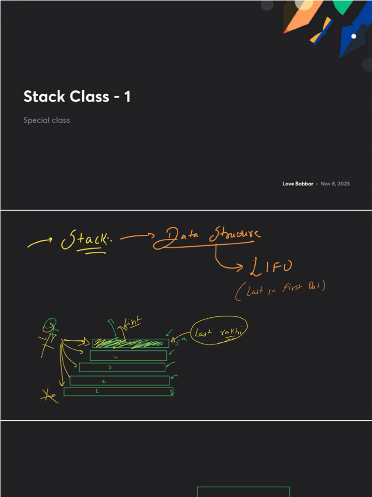 Stack Class 1 With Anno | PDF