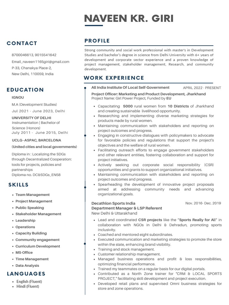 Naveen Resume Final Ad | PDF