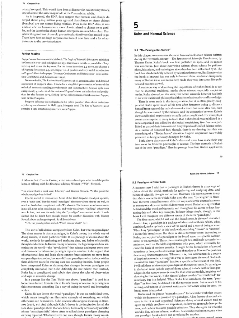 Godfrey-Smith Theory and Reality Ch5 | PDF