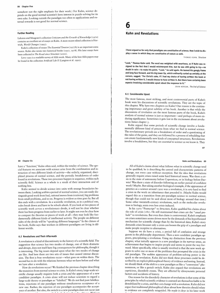 Godfrey-Smith Theory and Reality Ch6 | PDF